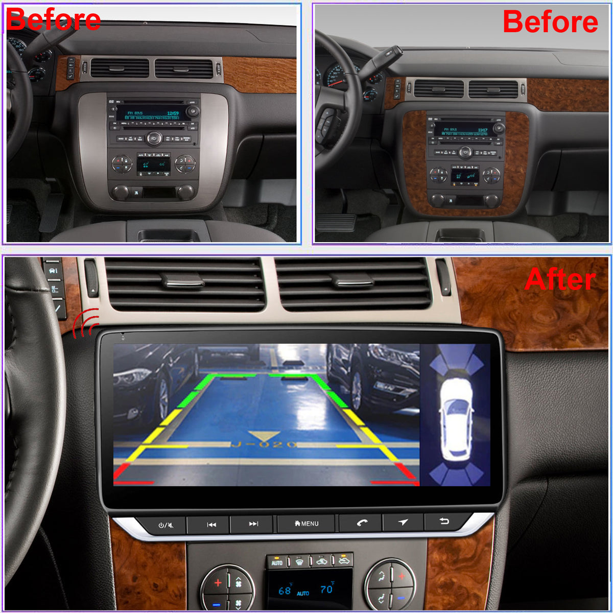 Chevy Avalanche Radio upgrade 2007-2013 CarPlay Stereo Screen ...