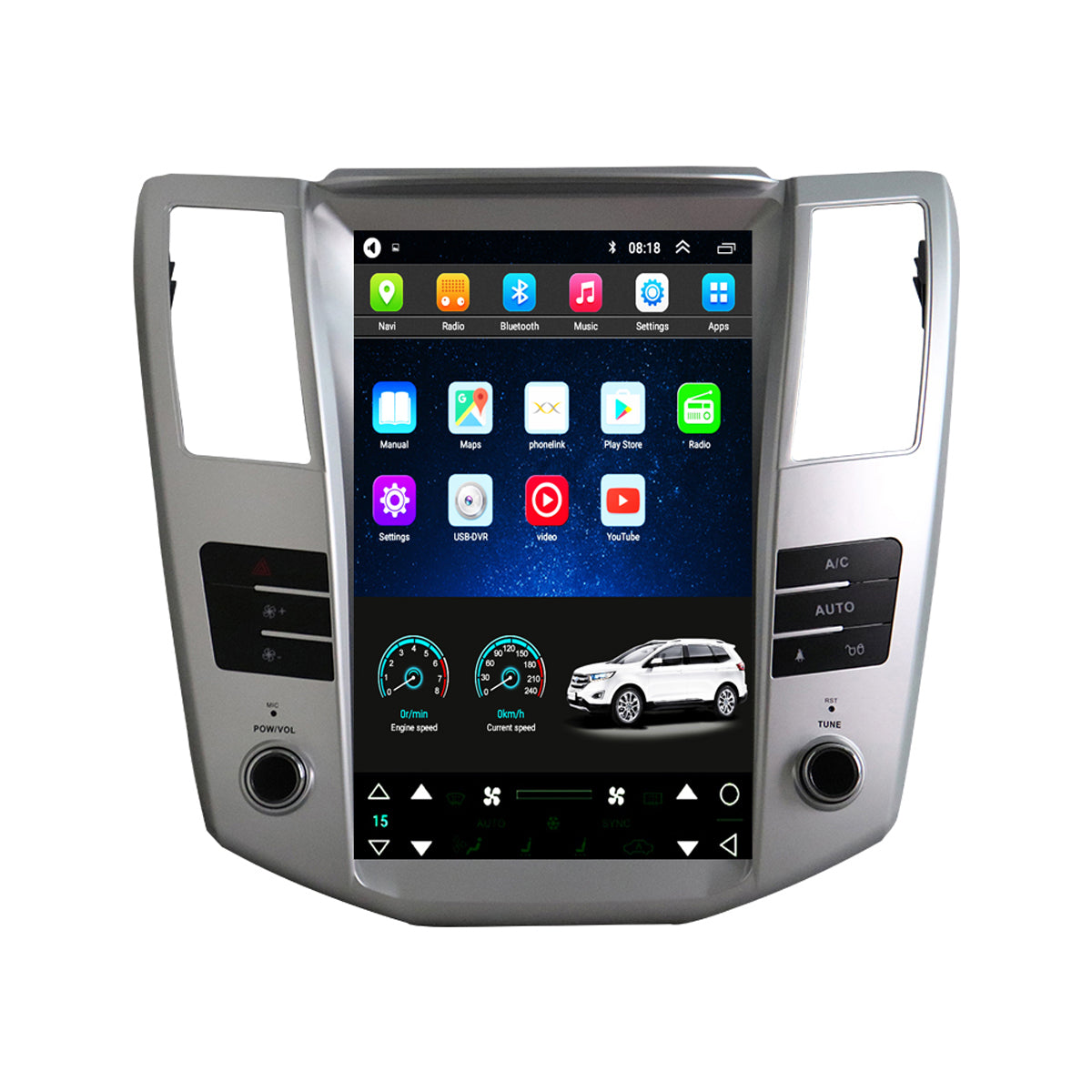 Lexus RX radio 2004-2007 CarPlay 12.8" QLED 8-Core stereo – Topdisplay