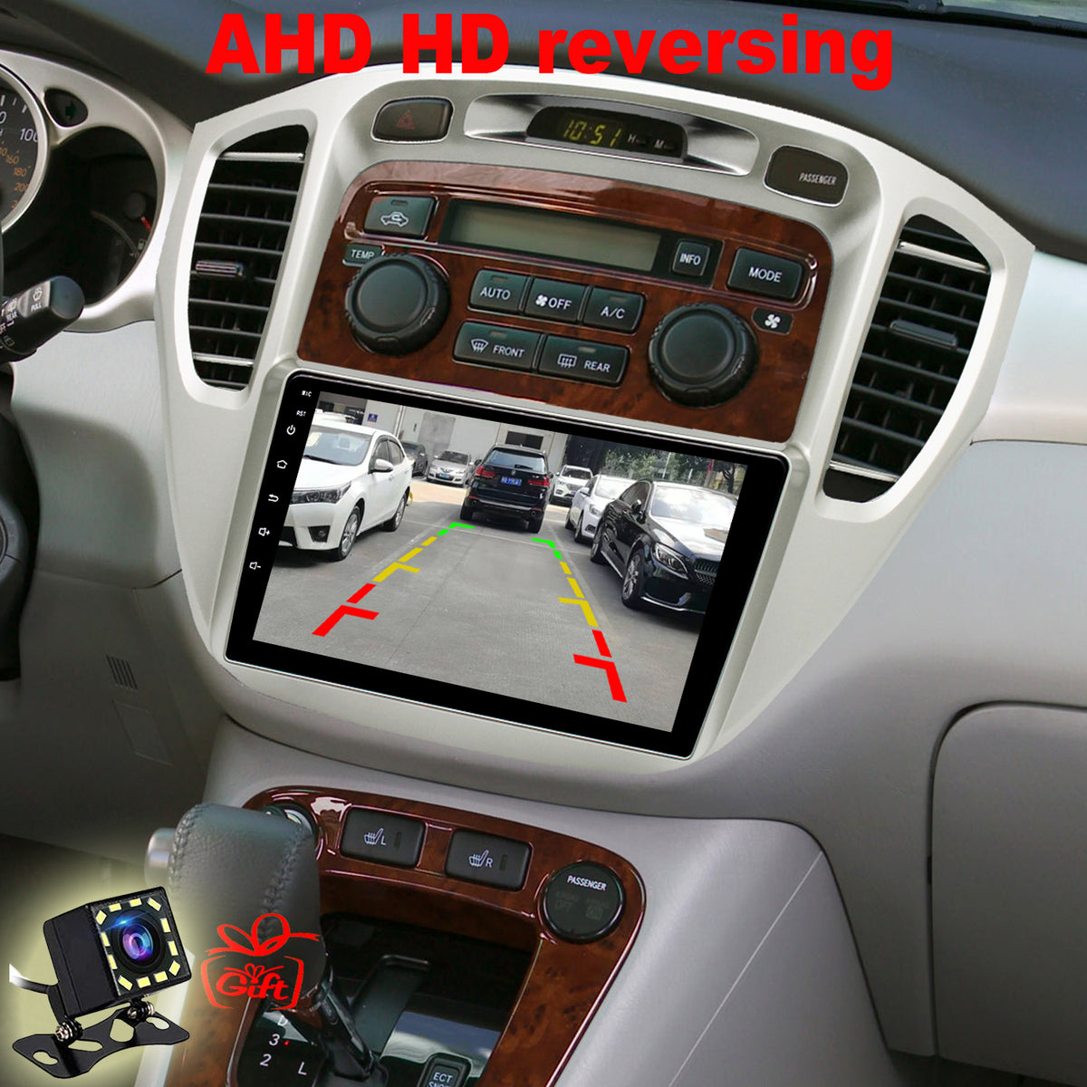 Toyota Highlander radio 2001-2007 CarPlay 9" QLED 8-Core stereo ...